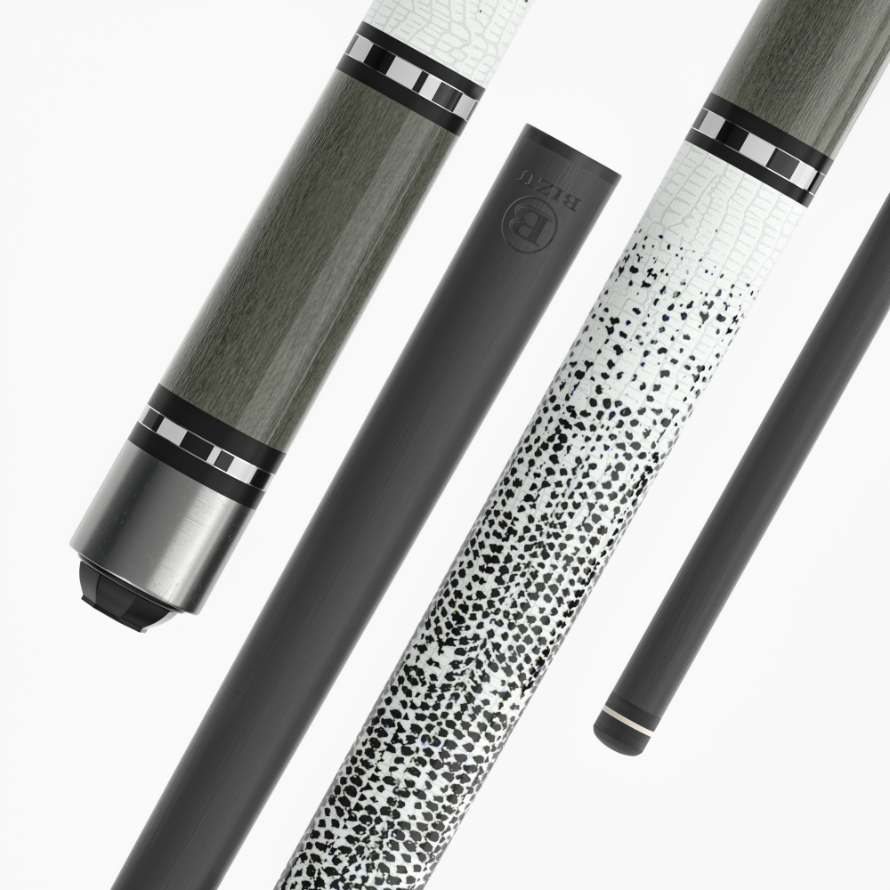 BIZU MOON SPEED 58" Carbon Fiber Pool Cue-Lizard skin texture – BIZU ...